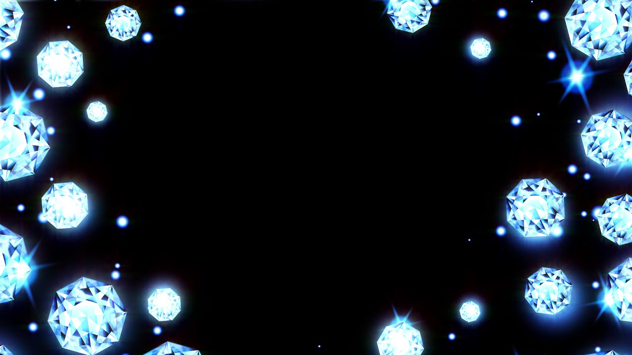 Diamonds Glowing Background // Wealth Animations