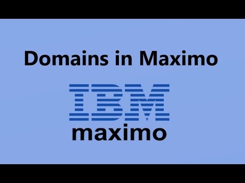 Using ALN Domain in Maximo part 01