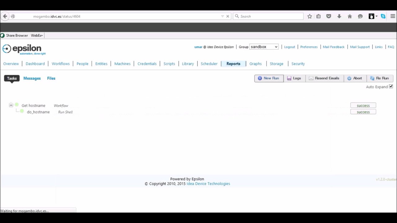 Input and output arguments through a Call workflow