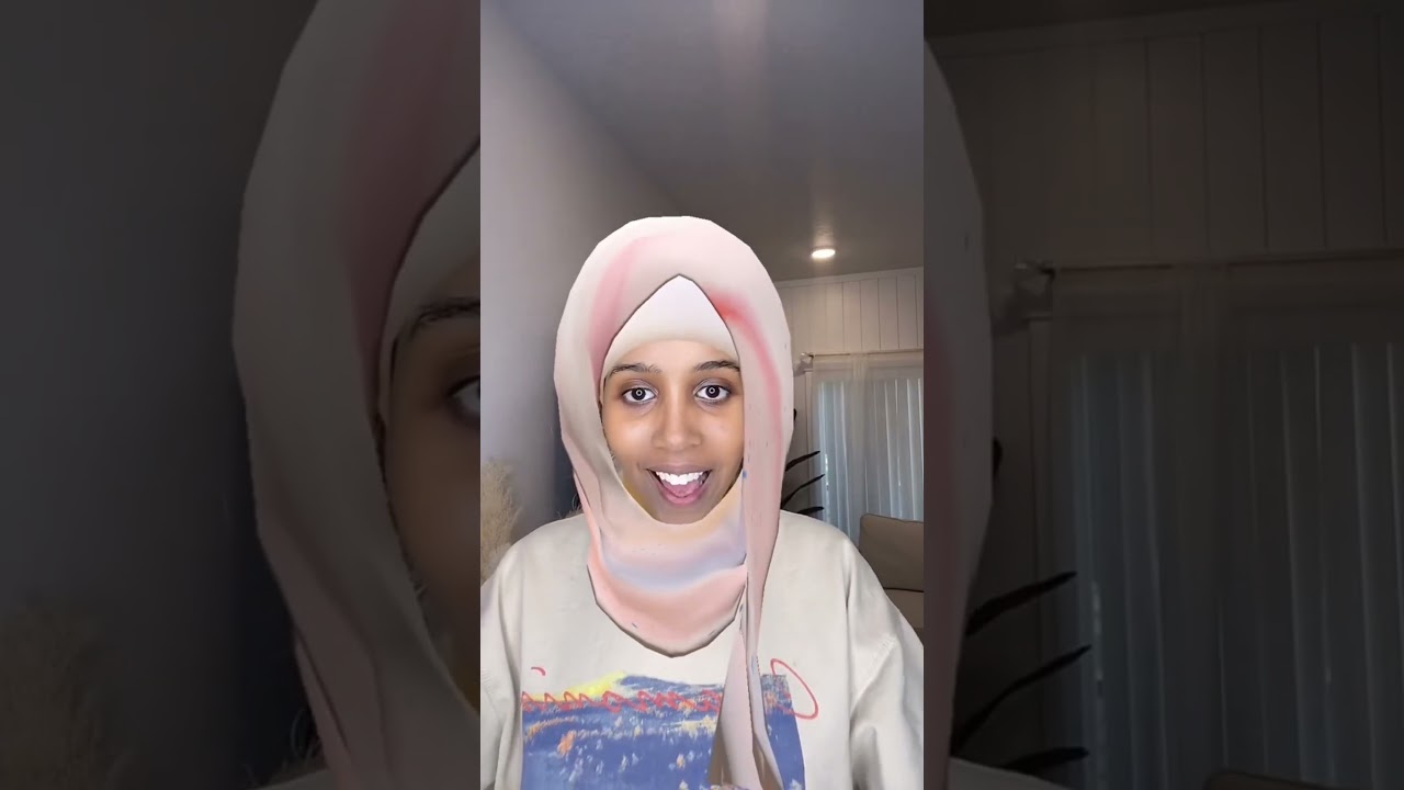 This filter exposed my hair😰 #shorts