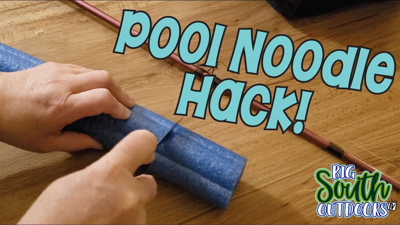 QUICK POOL NOODLE FISHING HACK!