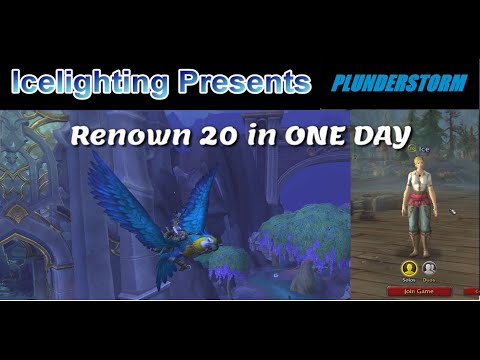 Renown 20 Plunderstorm in ONE day - Tips and the renown Rewards in Dragon Flight - Royal Seafeather