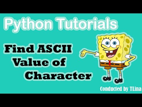 How to Find ASCII Value of Character using Python language