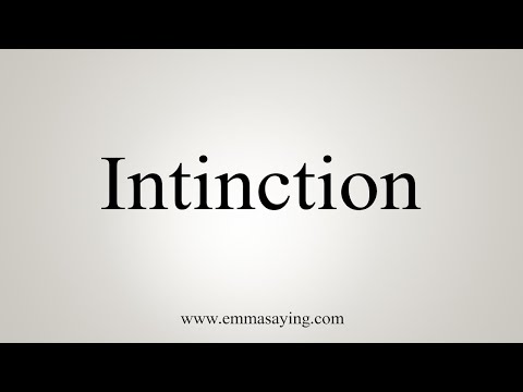 How To Say Intinction