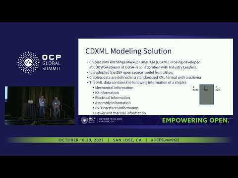 CDXML - Chiplet Data Exchange Markup Language