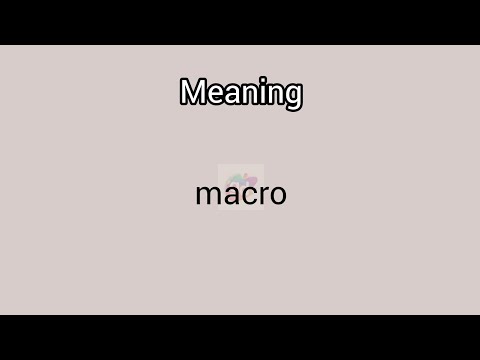 #macro meaning in English & Telugu || Googul Dictionary #dictionary #meanings #telugu #english #mac