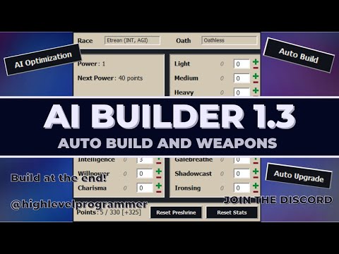 Easy Deepwoken Builds with Auto Build/Upgrade | AI Builder 1.3 Sneak Peek