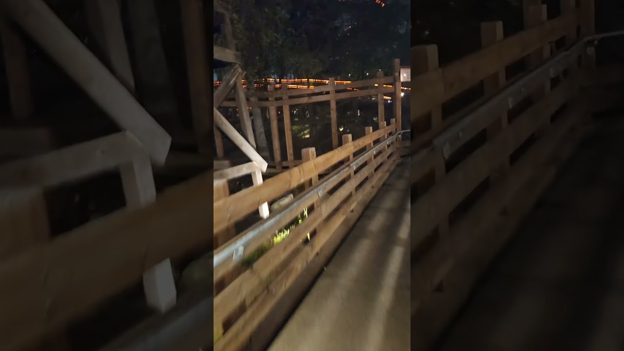 Entering ghostrider line while in a sticky situation to park closing Knott's Berry Farm CA 3/14/2026