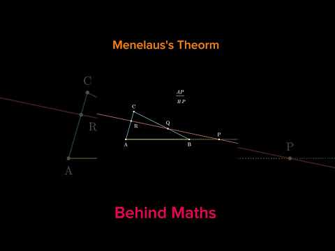 Menelaus's Theorm 🥵 #shorts #maths