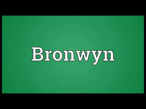 Bronwyn Meaning