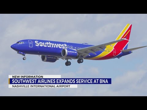 Southwest Airlines expands service at Nashville International Airport