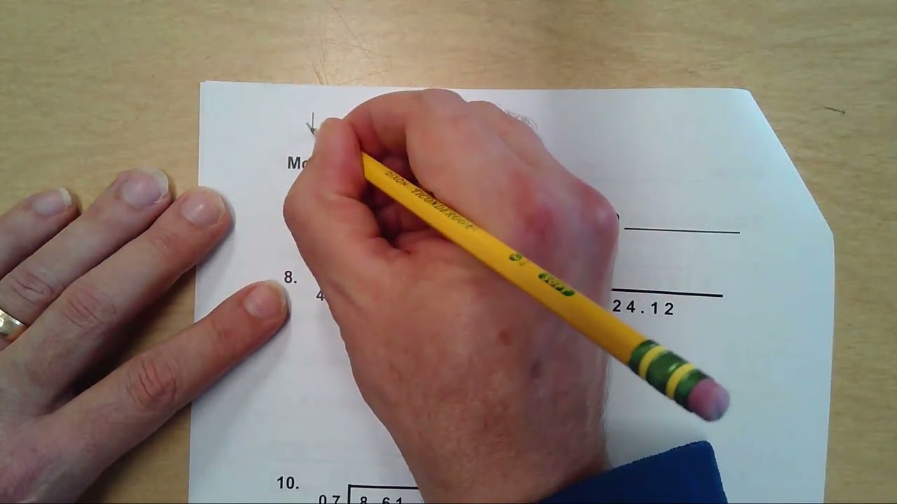 Grade 6: Chapter 3 Practice Test