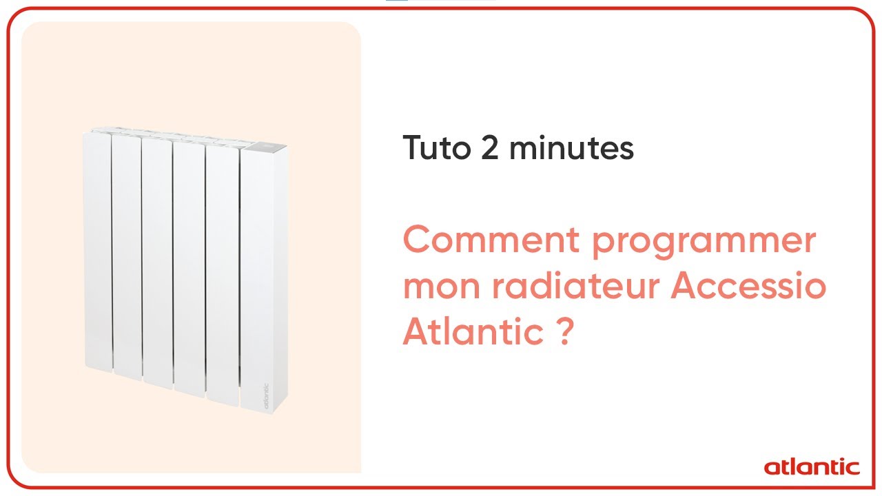 Radiateur électrique Chaleur douce Accessio Digital 2 - Atlantic