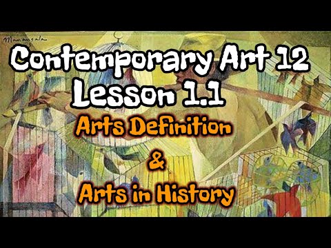 " What is Arts & Arts in Countries" | Contemporary Arts  [Grade 12] | Quarter 1 , Lesson 1.1