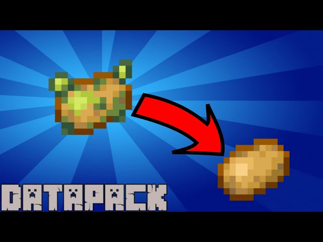 Purify Poisonous Potatoes Datapack Minecraft Data Pack