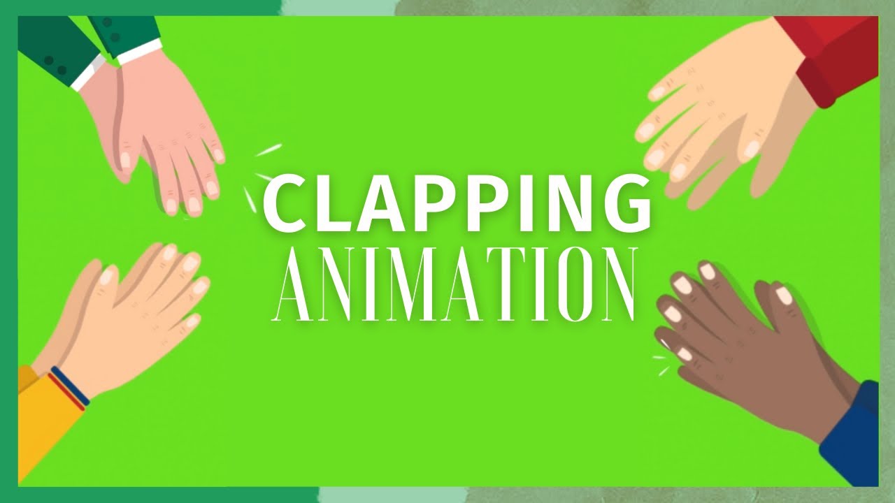 Free Clapping Hands Animation Chroma Key Effect | Green Screen Body Animation for Beginners