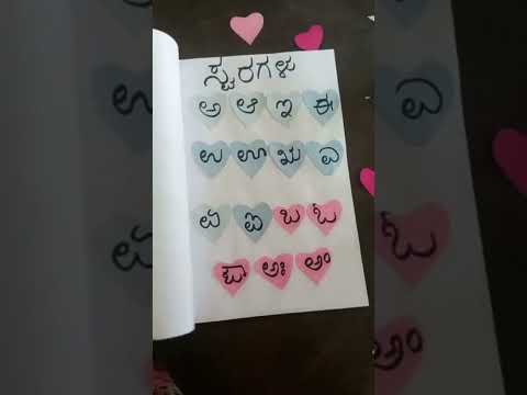 kannada varnamale assignment