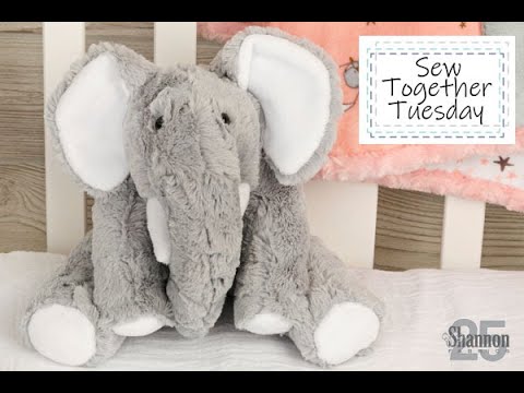 Part 1: How to Sew an Elephant Stuffed Animal (Pattern)