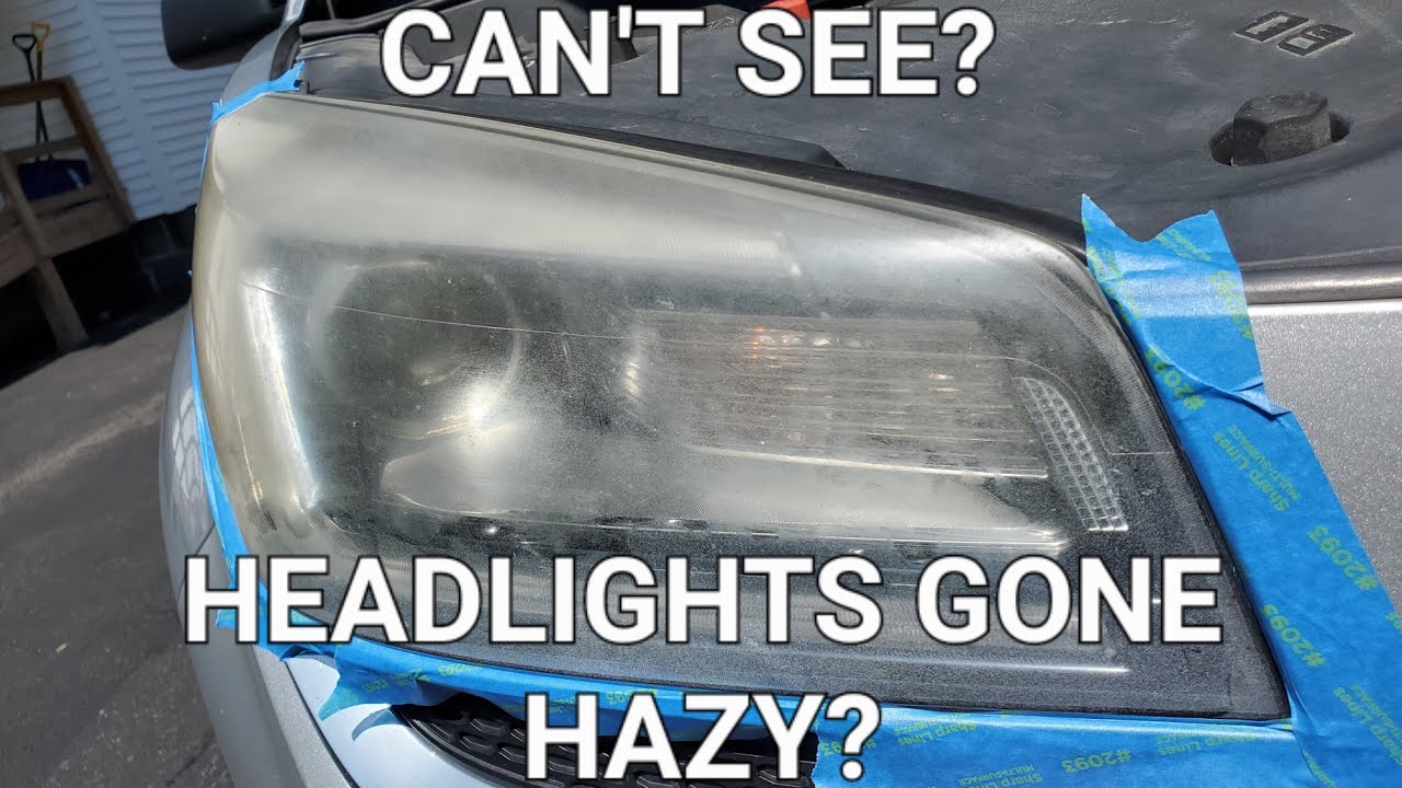 GMC Acadia Headlight Restoration #gmcacadia #headlights #restoration #diy #oliveranthony