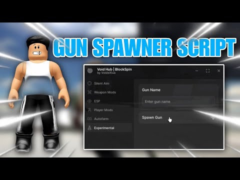 BEST BlockSpin Script PASTEBIN ( Aimbot, Gun Spawner, Auto Farm, & More ) *NO KEY* | Mobile & PC