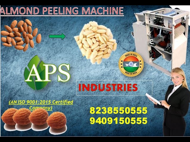 ALMOND MACHINERY - Almond Shelling Cracking Machine 100KG/H ...