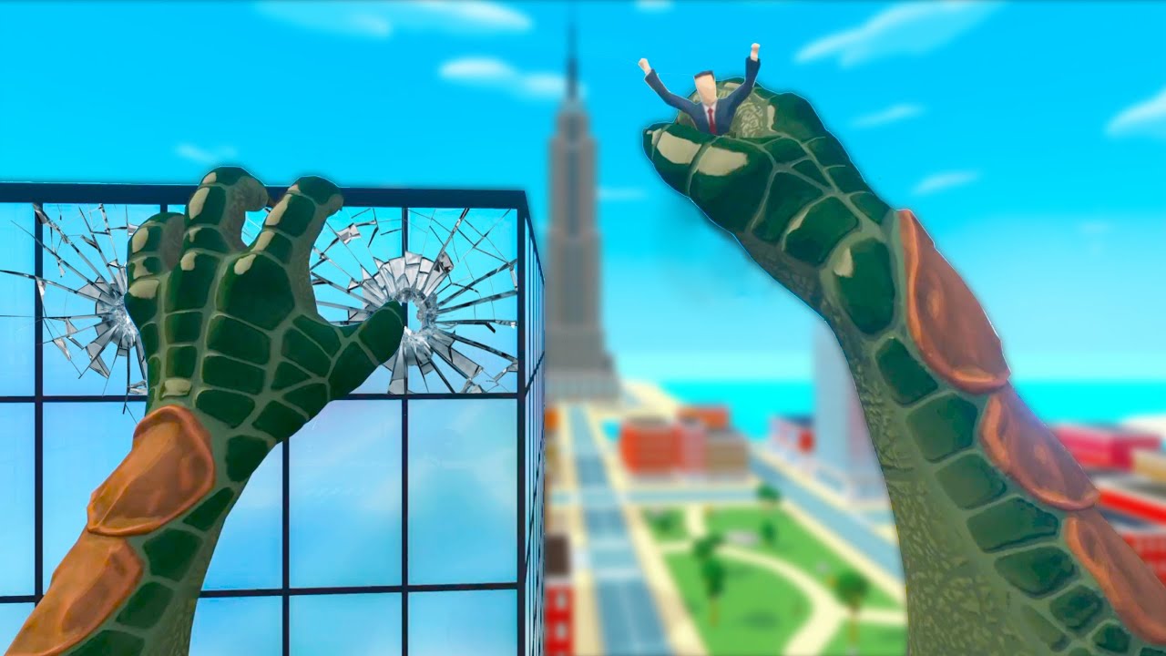 Becoming a Giant Kaiju Monster and Fighting Mecha Force