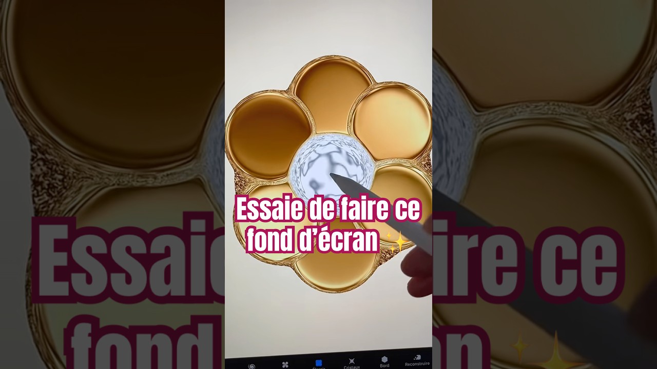 Try making this WALLPAPER 🤩 #procreatetutorials #digitalart #drawing