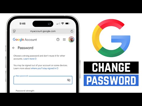 How To Change Google Password - Google Tutorial