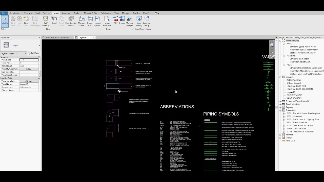 San2 - Import Autocad Legend to Revit Legend