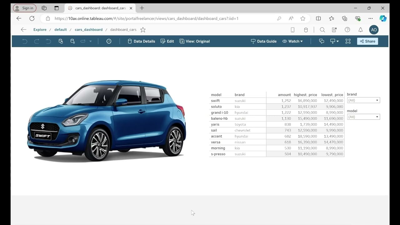 Tableau Extensions API with FastAPI (Python framework)