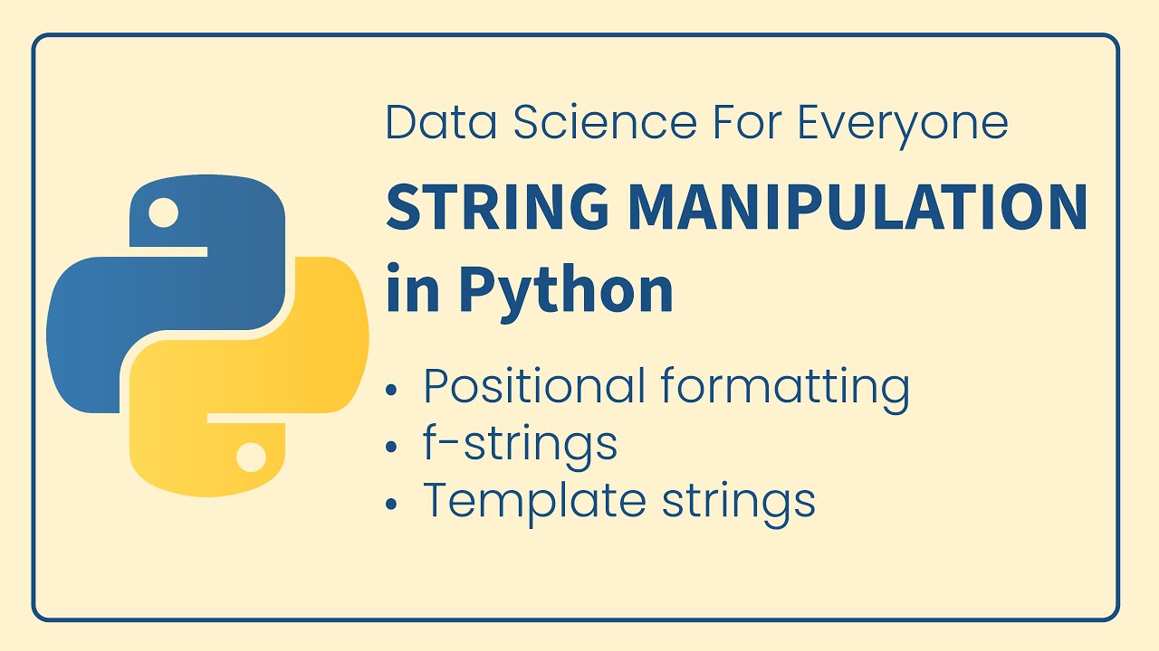 Master Python String Formatting in 15 Minutes | Positional formatting, f-strings, Template strings