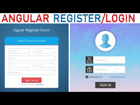 Learn Angular 8 AUTHENTICATION PHP MySql CRUD Login Register and Authentication - Mind Luster