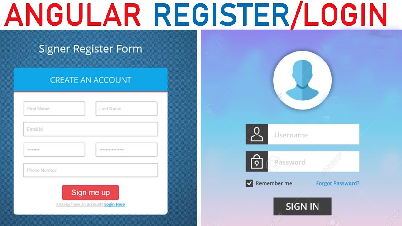 Angular 8 (AUTHENTICATION)  PHP MySql CRUD Login Register and Authentication