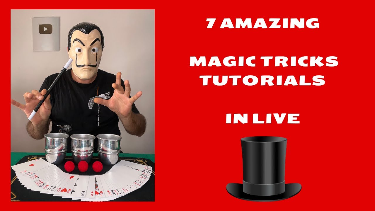 7 AMAZING MAGIC TRICKS TUTORIALS IN 