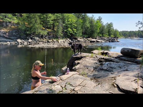 Fun on the water. Alison"s movie of Fun in Dokis, Ontario