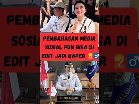 Gubernur Jawa Barat, KDM Membahas Media Sosial Dengan Gubernur Maluku Utara, Sherly Laos #shorts