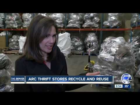 Arc thrift store warehouse tour