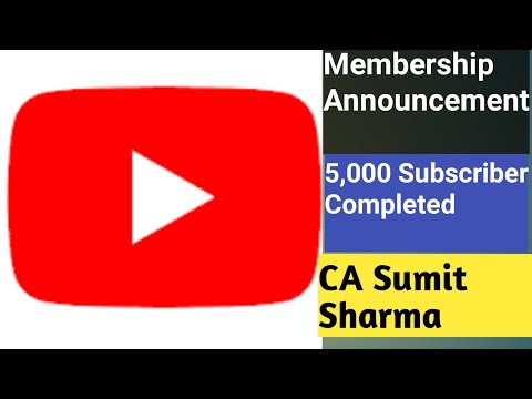 Announcing Membership | Thank You | Congratulation | CA Sumit Sharma