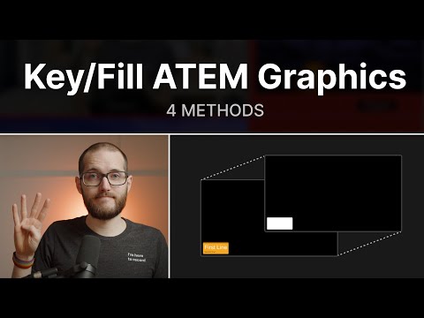 Lovely Key/Fill Graphics for your ATEM // Show and Tell Ep.93