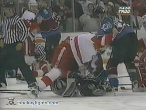 Patrick Roy vs. Mike Vernon, March 26, 1997 - Colorado Avalanche vs ...