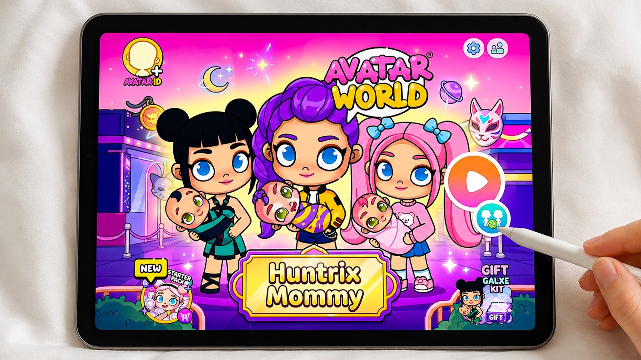 HUNTRIX Moms in Avatar World?! 💖👶✨ | Custom Character Creation