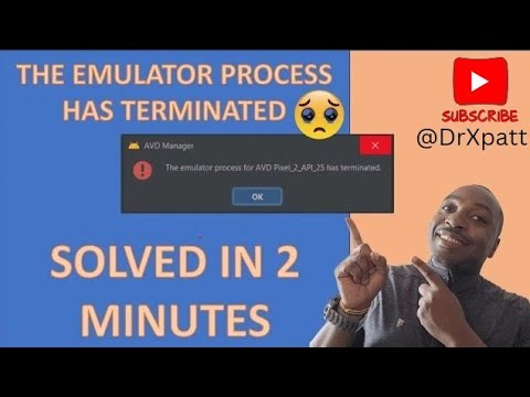 ‼️PLEASE SUBSCRIBE‼️ Fix Android Emulator Process has terminated - Android Studio 2025
