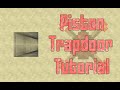 Redstone piston trapdoor Minecraft Map