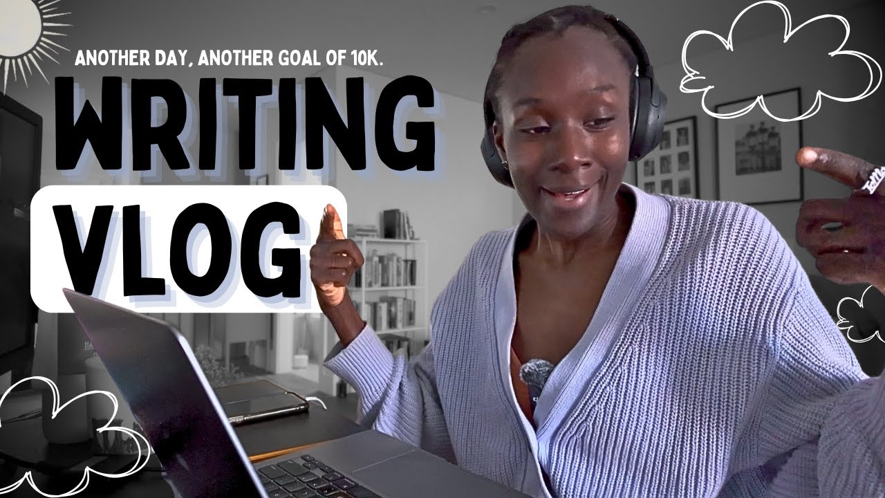 making writing my 9-5 ✍🏿✨📚 a day in the life vlog