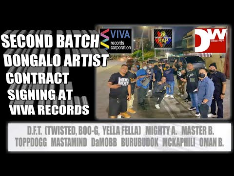 SECOND BATCH NG DONGALO ARTIST PUMIRMA NA SA VIVA RECORDS | FOOTAGES AND VIDEO | DONGALO WRECKORDS