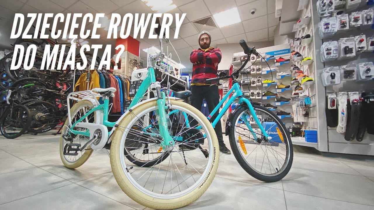 Rowery dziecięce na kołach 24 cale do miasta - Liv Flourish i Unibike Princess 6