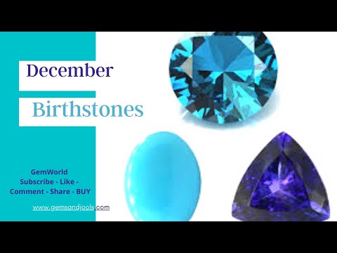 ✷🔵✷ GemWorld Birthstone Series 🔵 December - The benefits and metaphysical meanings wanna know more?