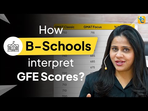 How do B-Schools Compare GFE and GCE scores?