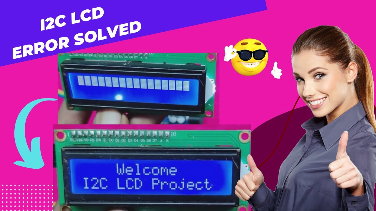 I2C LCD not showing Text | I2C LCD Errors Fixing || 16x2 LCD not displaying Text || 1602 LCD Error