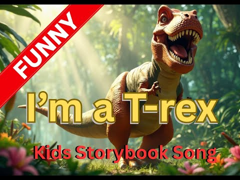 T Rex in the Trees – A Fun Rhyming Jungle Song for Kids